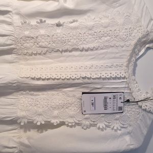 Zara | Tops | Zara Woman Frilly Laced Cute Top | Poshmark